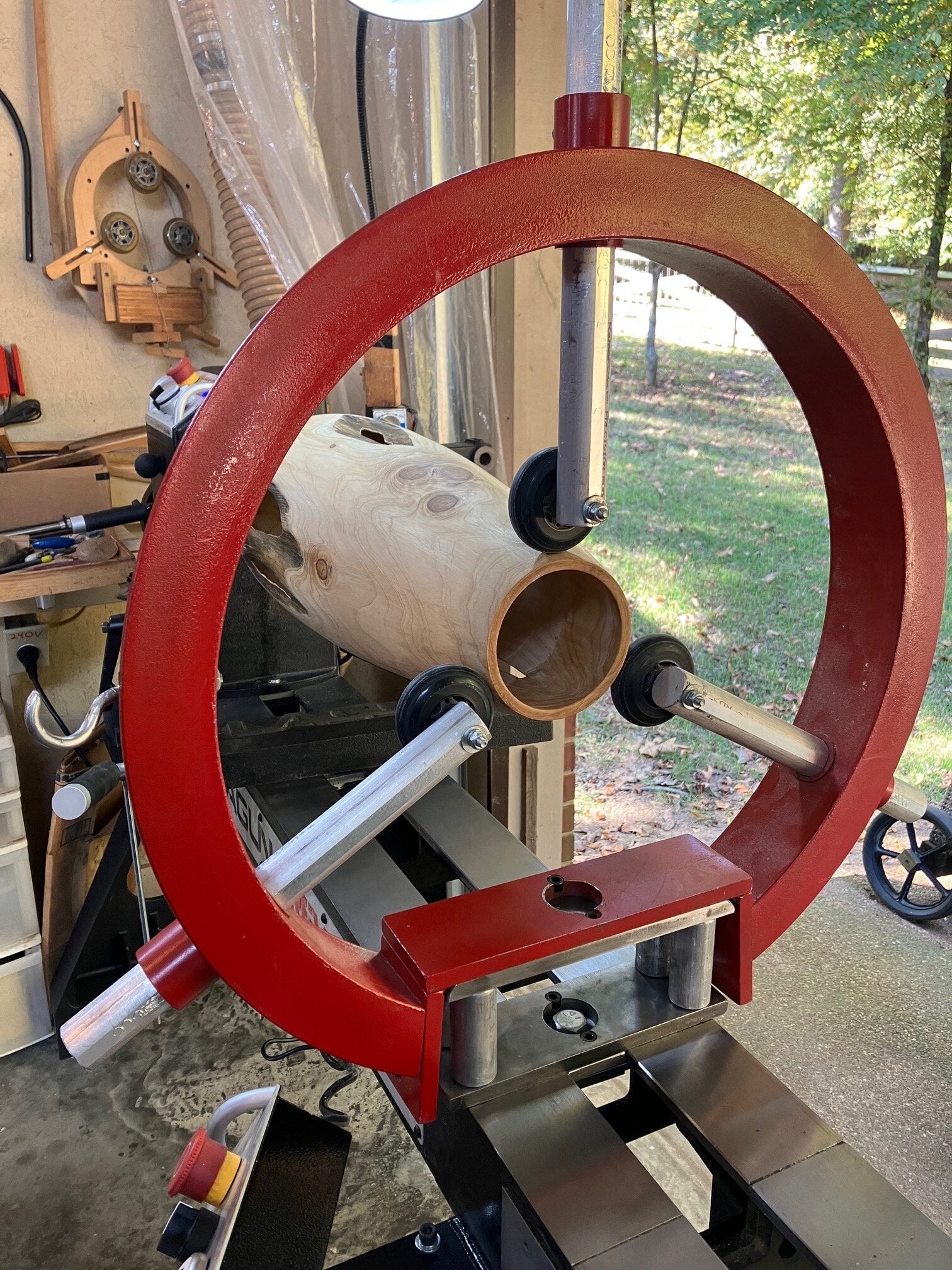 Steady Rest Booster: Adapt Small Rest for Larger Lathes - Clark ...